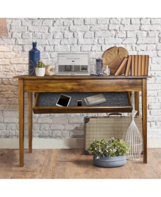 Kennedy Console Table with Concealed Drawer, Concealment Furniture - Macy's