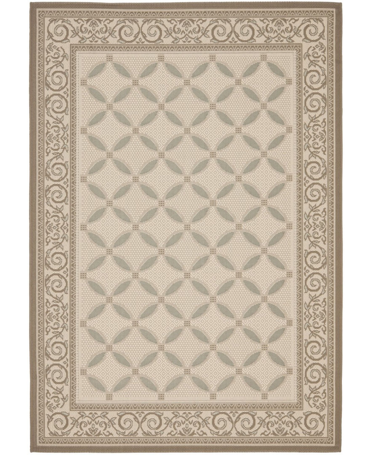 Click here for Safavieh Courtyard CY7107 Beige and Dark Beige 53... prices