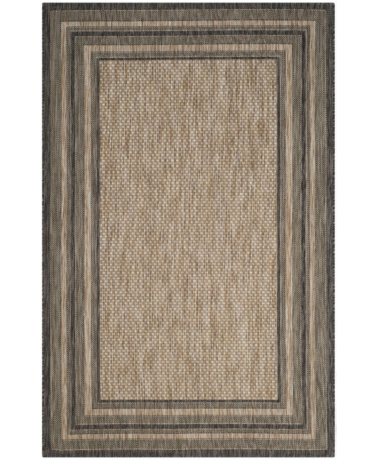 Click here for Safavieh Courtyard CY8475 Natural and Black 53 x 7... prices