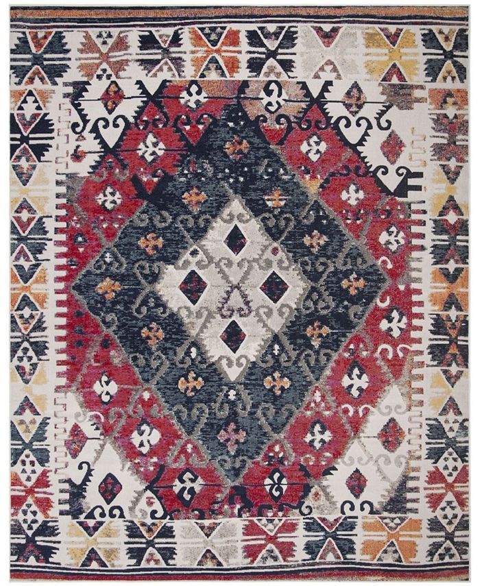 Safavieh Montage Rust and Multi 8' x 10' Area Rug - Macy's