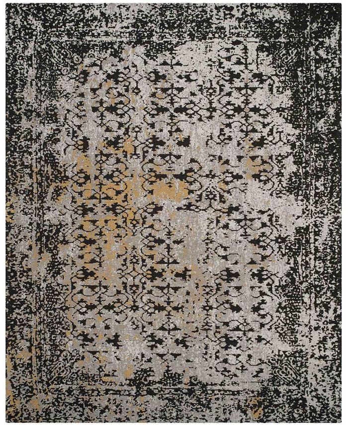 Safavieh Classic Vintage Black and Silver 8' x 10' Area Rug - Macy's