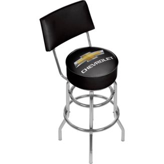 Chevrolet Swivel Bar Stool with Back - Chevy Racing - Macy's
