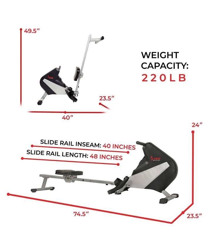 Sunny Health & Fitness Sunny Health and Fitness SF-RW5634 Magnetic ...