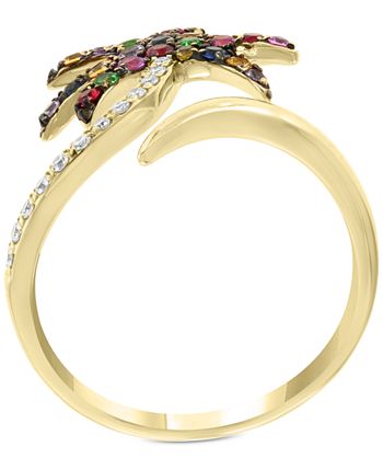 EFFY Collection EFFY® Multi-Sapphire (1/2 ct. t.w.) and Diamond (1/10 ...