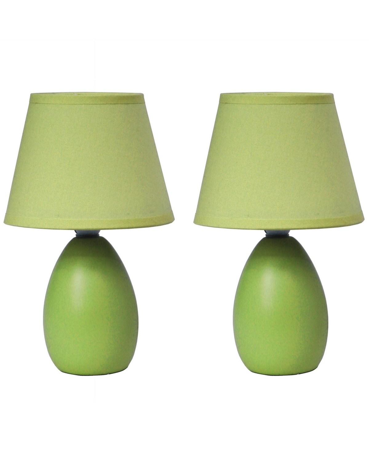 Click here for Simple Designs Mini Egg Oval Ceramic Table Lamp 2... prices