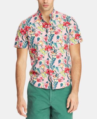 Polo Ralph Lauren Men's Classic-Fit Tropical Shirt - Macy's