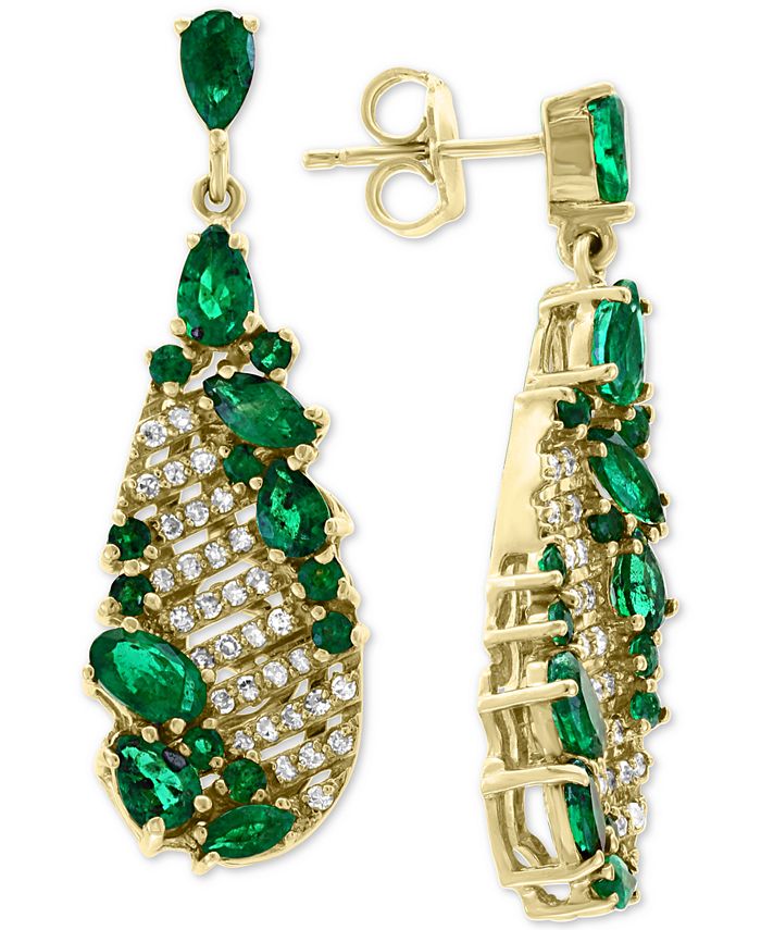 EFFY Collection EFFY® Emerald (2-7/8 ct. t.w.) & Diamond (1/3 ct. t.w ...