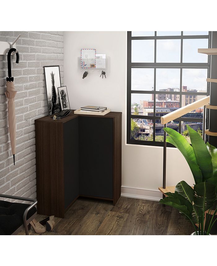 Bestar Small Space Corner Storage Unit - Macy's