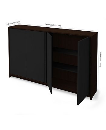 Bestar Small Space 60" Storage Unit - Macy's