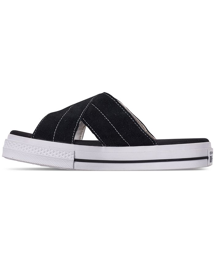 Converse Women's One Star Slip Athletic Slide Sandals from Finish Line ...