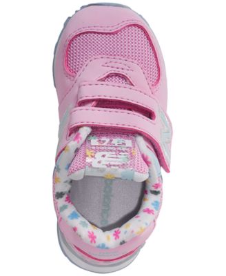 New Balance Toddler Girls' 574 Flower Casual Sneakers from Finish Line ...
