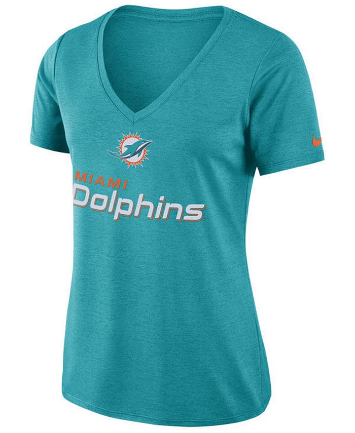 Nike Women's Miami Dolphins Dri-FIT Touch T-Shirt - Macy's