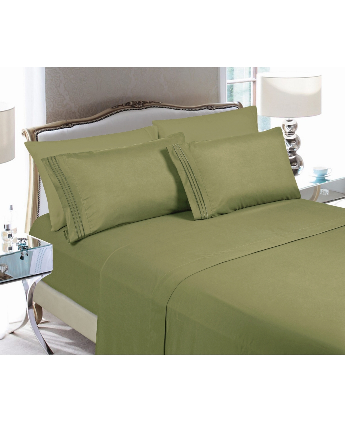 Click here for Elegant Comfort Luxury Soft Solid 4-Pc. Sheet Set... prices