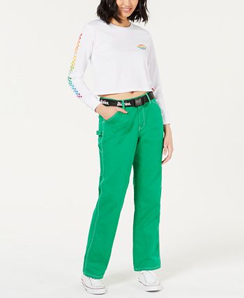 Dickies Belted High-Rise Carpenter Pants - Macy's