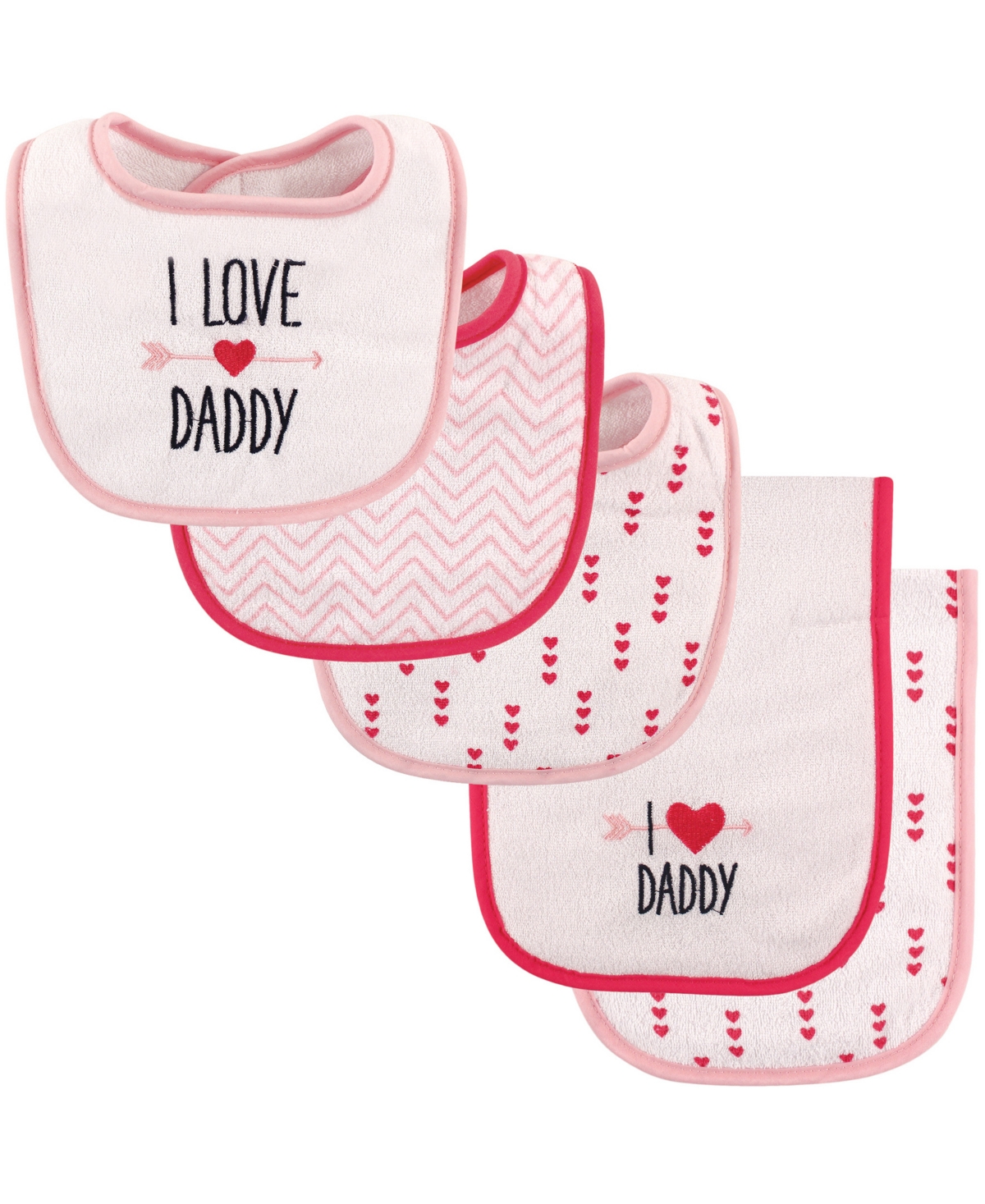 Click here for Luvable Friends Baby Boy Bib and Burp Cloth Set 5p... prices