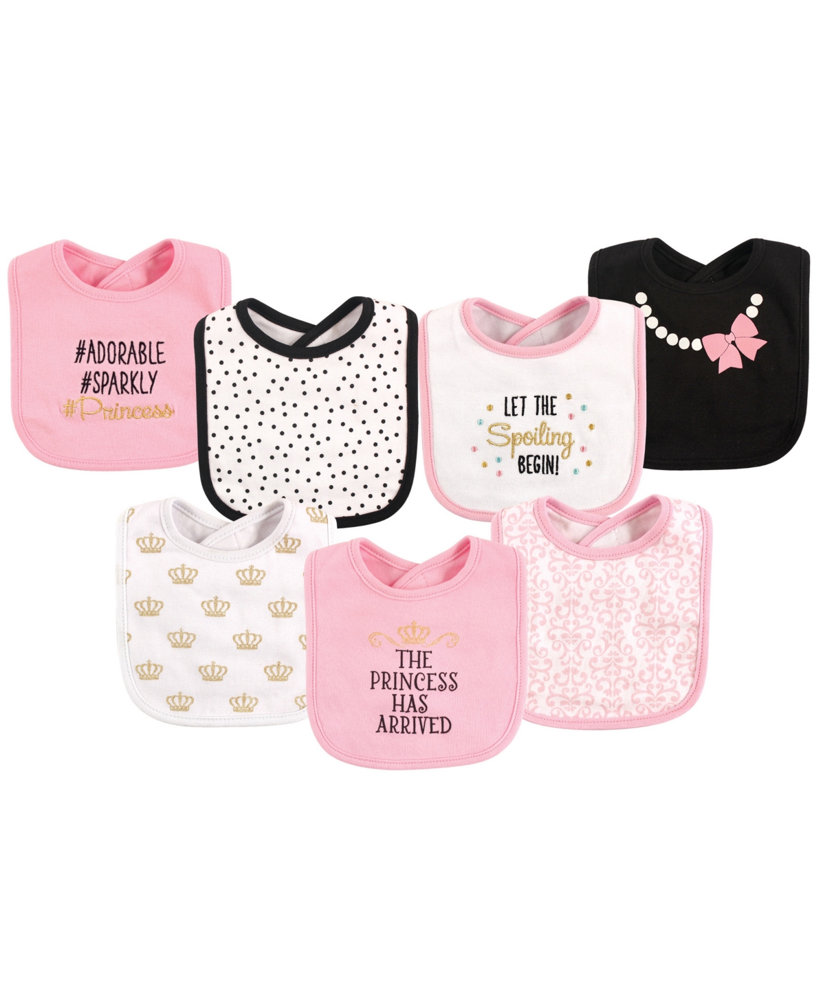 Click here for Hudson Baby Infant Girl Cotton Bibs  Veggies  One... prices