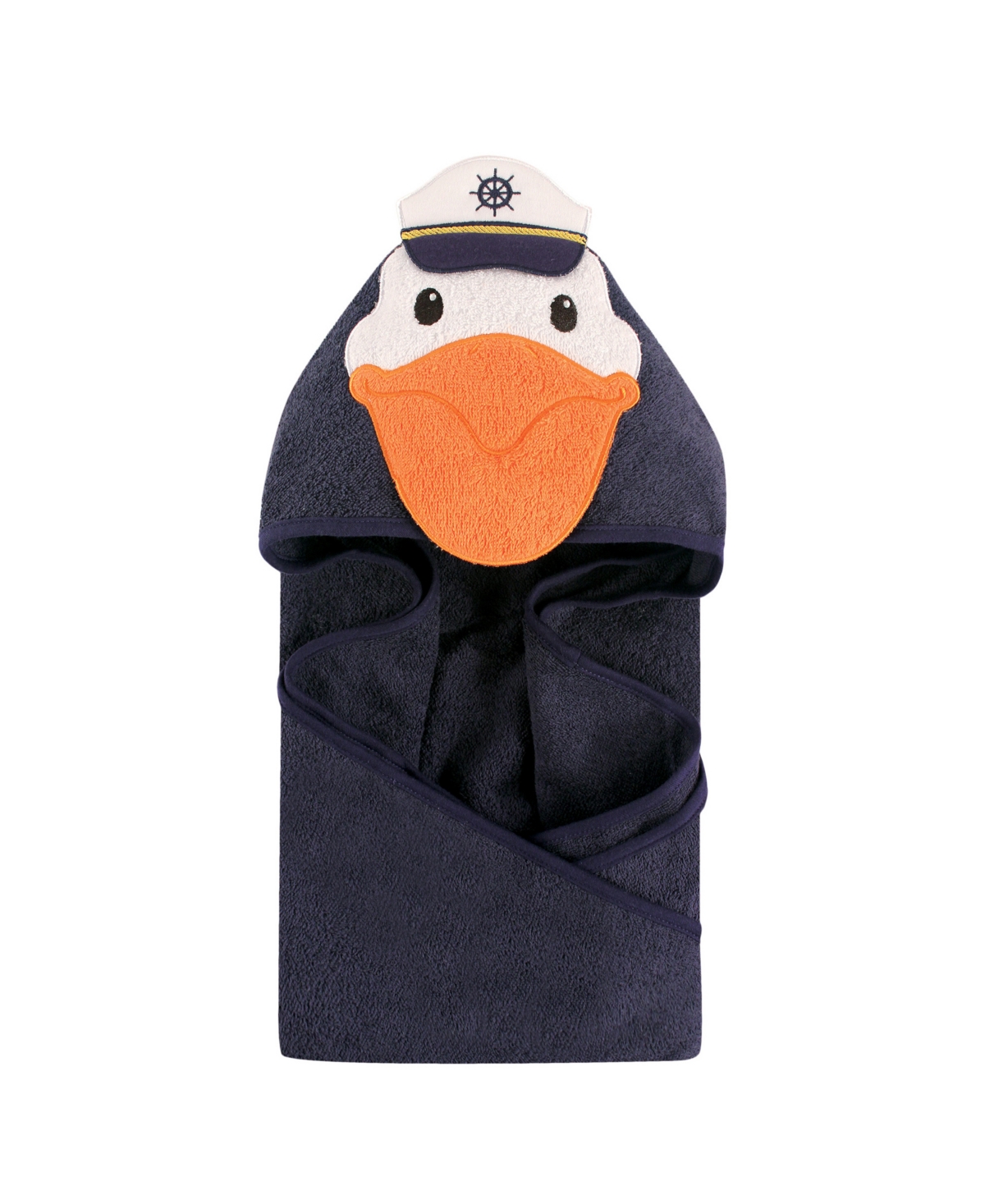 Click here for Hudson Baby Boys Cotton Hooded Critter Wrap - Capt... prices