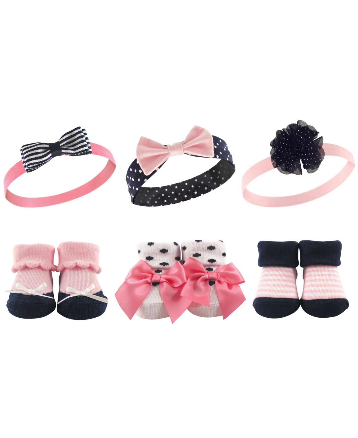 Click here for Hudson Baby Baby Girls Delightful Duo Gift Headban... prices