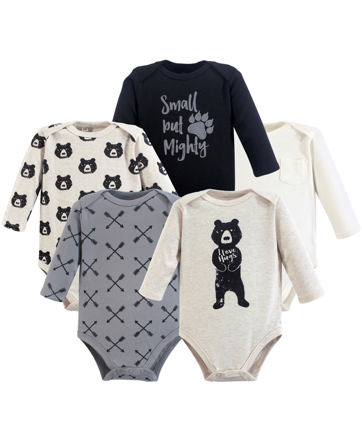 Click here for Yoga Sprout Baby Boys Soft Cotton Bodysuit - Bear... prices