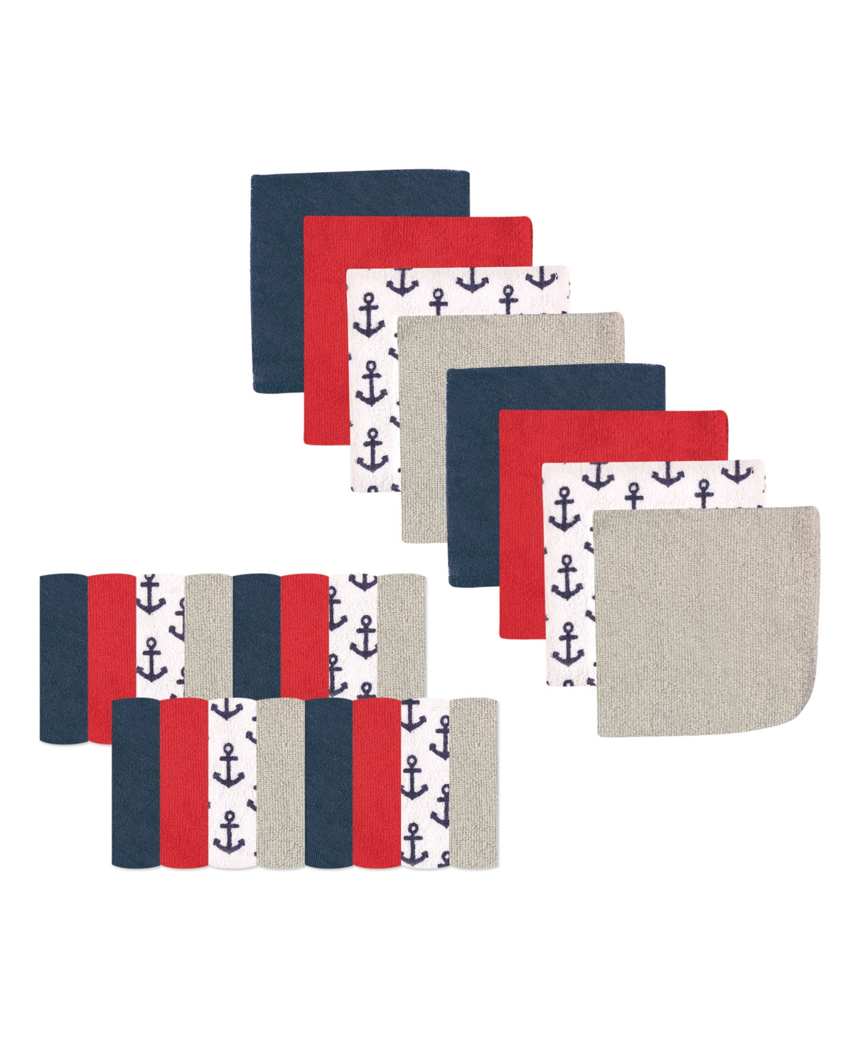 Click here for Luvable Friends Boys Luxurious Soft Washcloth Mult... prices