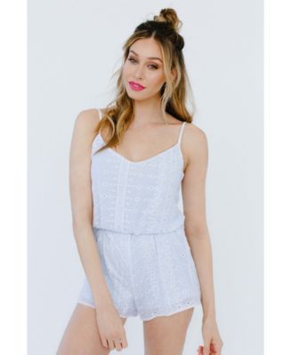 Plum Pretty Sugar Smartie Romper, Small - Macy's