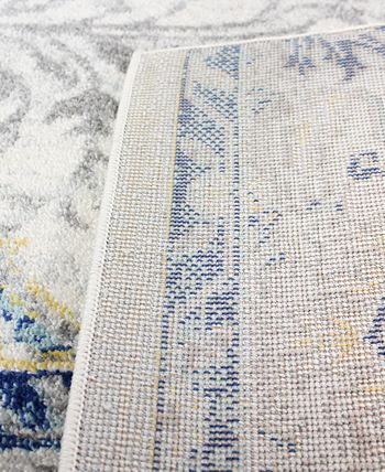 BB Rugs CLOSEOUT! Cassius CSS-504 Ivory 2'6" x 8' Runner Area Rug - Macy's