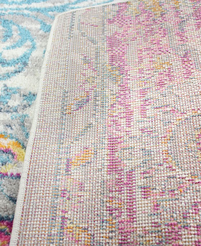 BB Rugs CLOSEOUT! Cassius CSS-510 Ivory 2'6" x 8' Runner Area Rug - Macy's