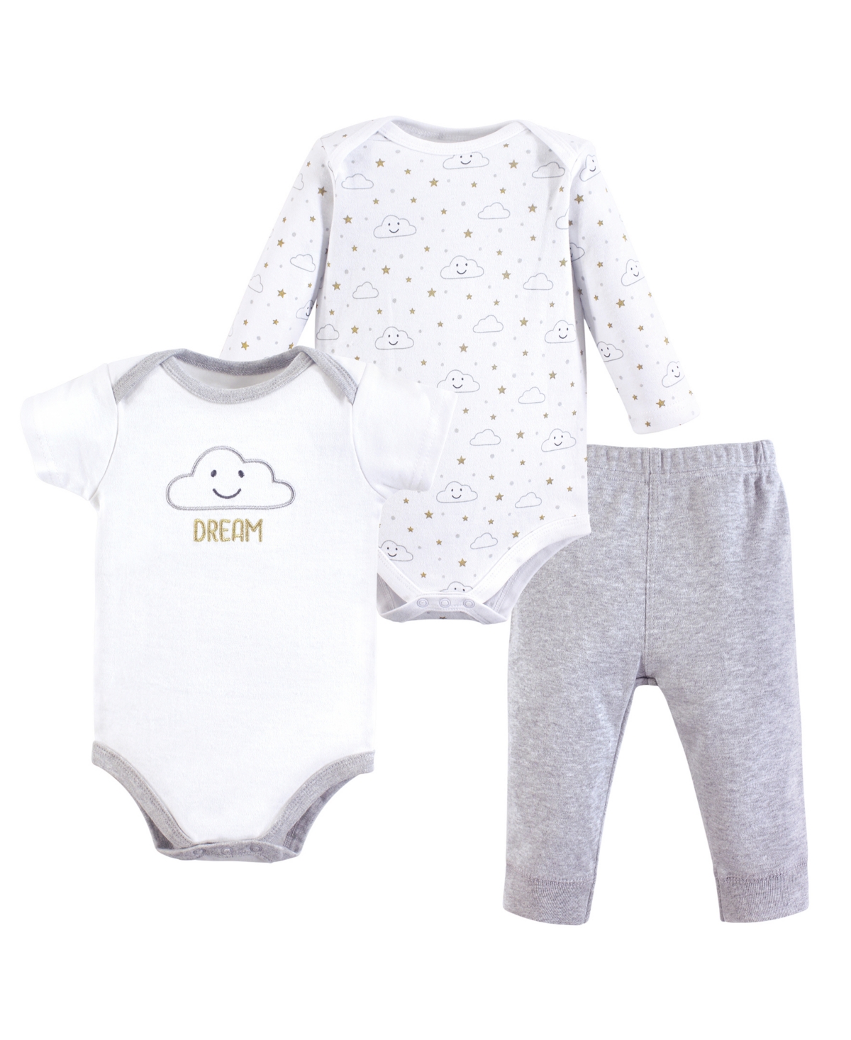 Click here for Hudson Baby Baby Girls Hudson Cotton Bodysuit and... prices