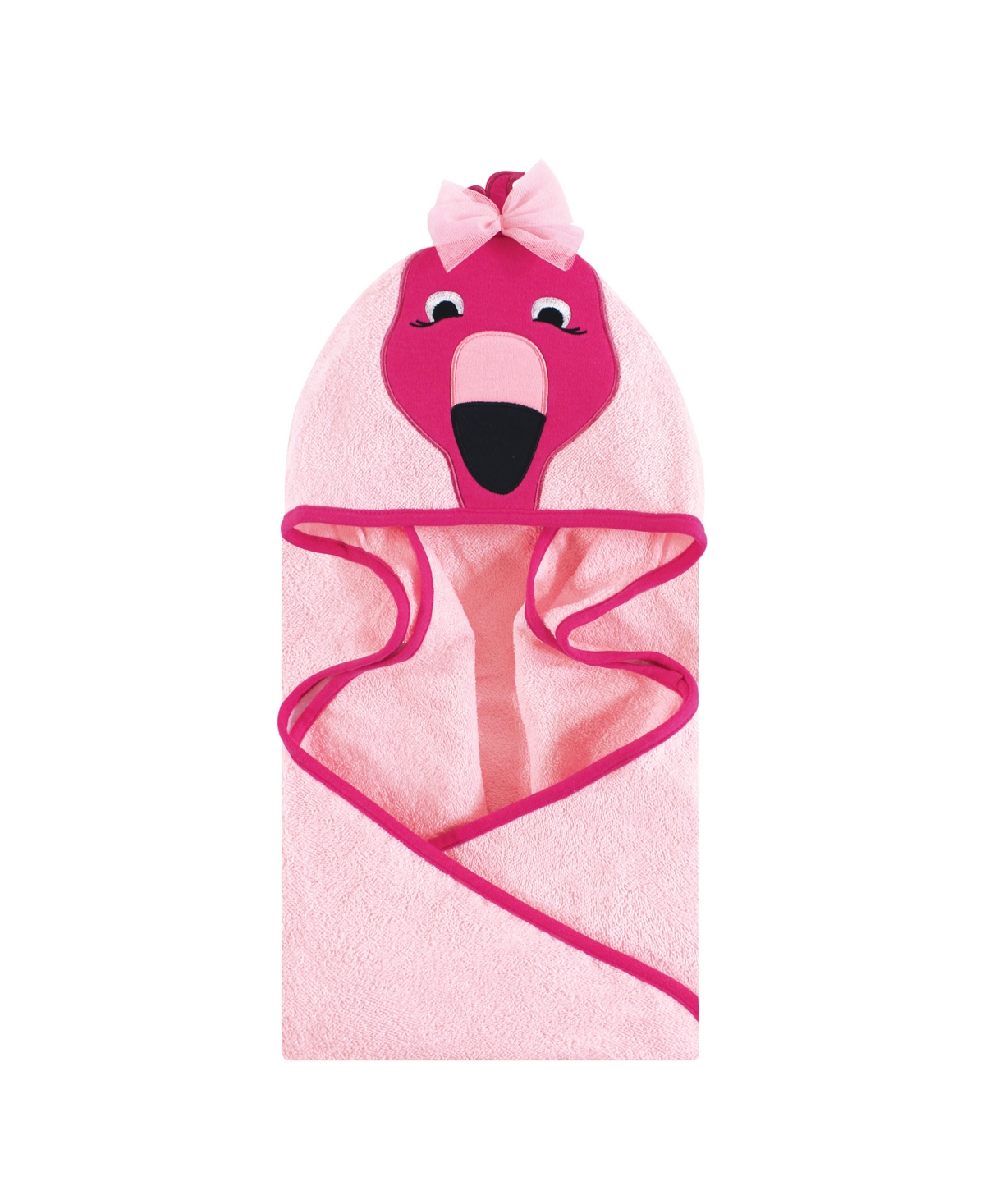 Click here for Hudson Baby Girls Hooded Towel - Flamingo prices