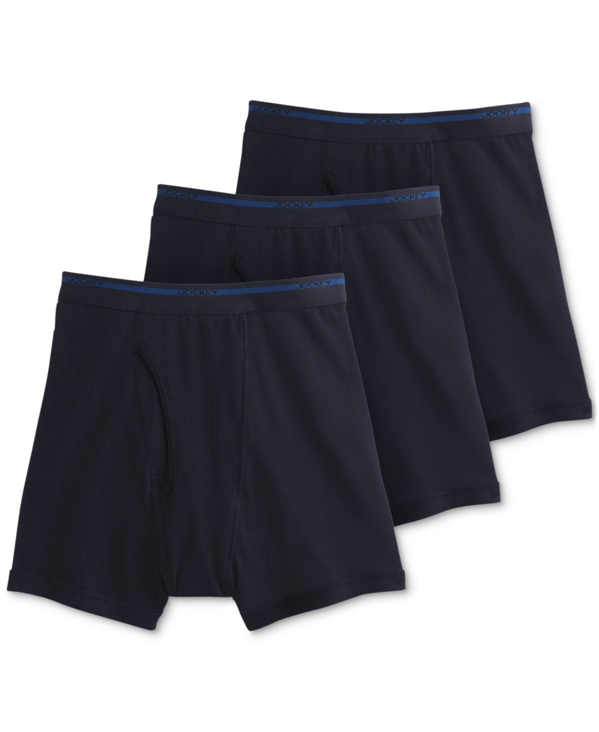 Click here for Jockey Mens 3-Pack Classic Cotton Boxer Briefs - B... prices