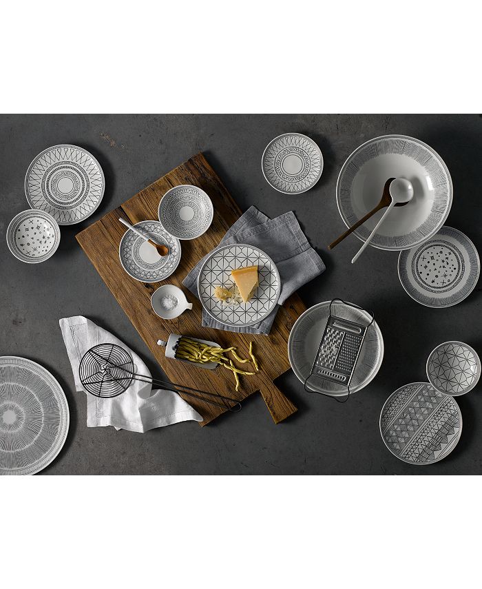 ED Ellen Degeneres Crafted by Royal Doulton Charcoal Grey 8" Plates ...