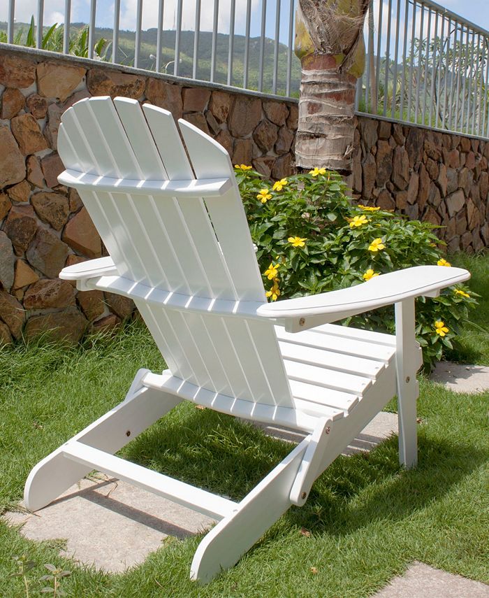 northbeam Simple Acacia Adirondack Chair - Macy's