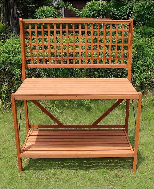 northbeam Foldable Potting Bench & Reviews - Furniture - Macy's