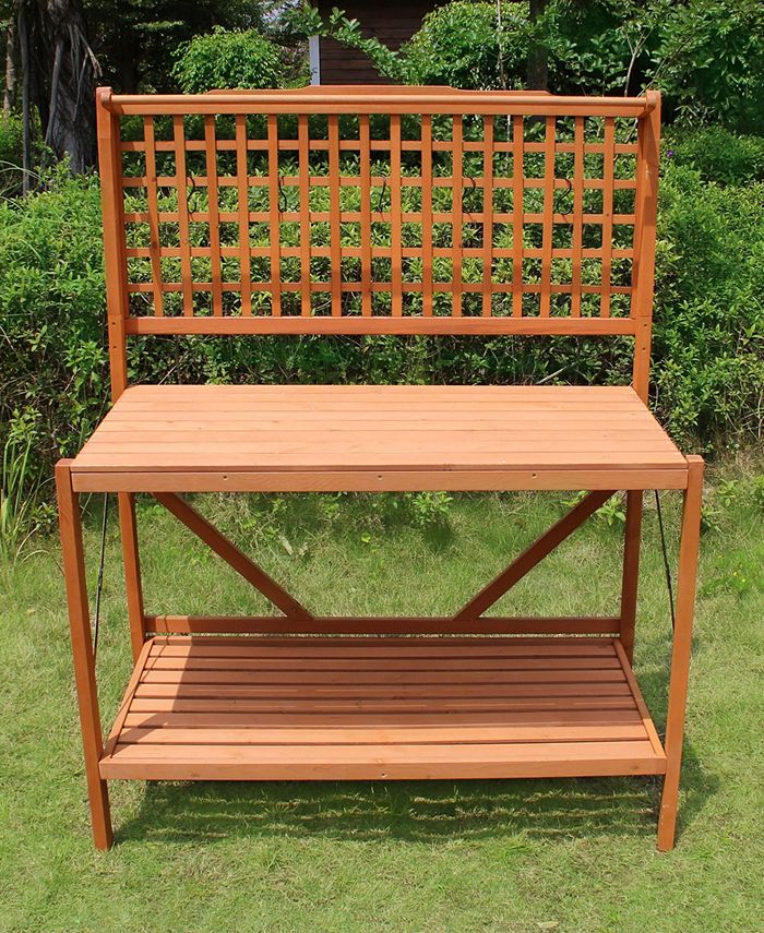 northbeam Foldable Potting Bench - Macy's