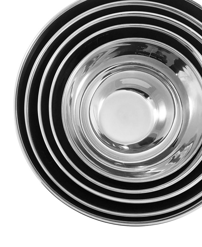 Elite by Maxi-Matic Elite Gourmet 10 Piece Mixing Bowls with Clear Lids ...