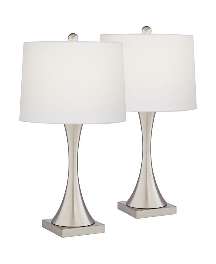 Pacific Coast Metal Table Lamps - Set of 2 - Macy's