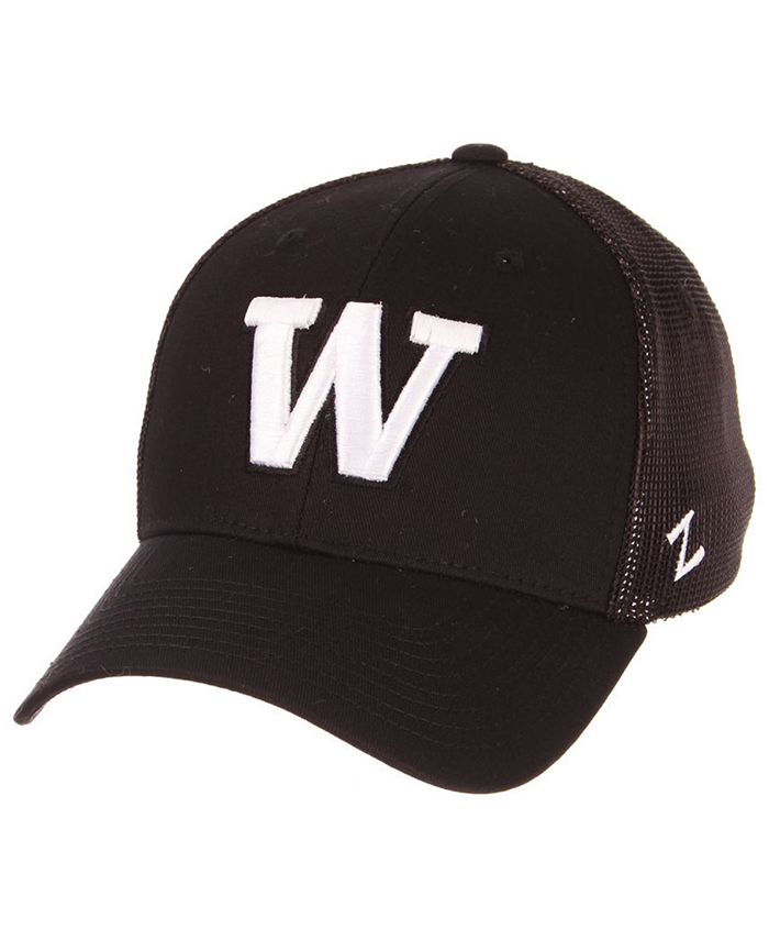 Zephyr Washington Huskies Mesh Flex Stretch Fitted Cap - Macy's