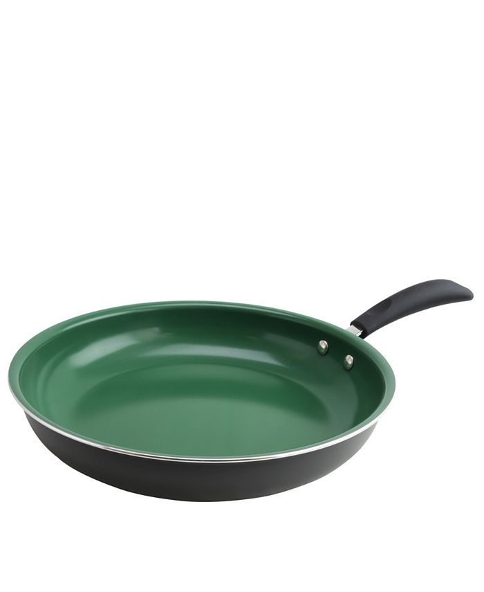 Gibson Eco-Friendly Home Hummington 12" Green Ceramic Non-Stick Frying ...