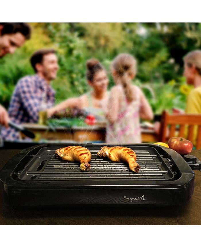 MegaChef Dual Surface Reversible Indoor Grill and Griddle - Macy's