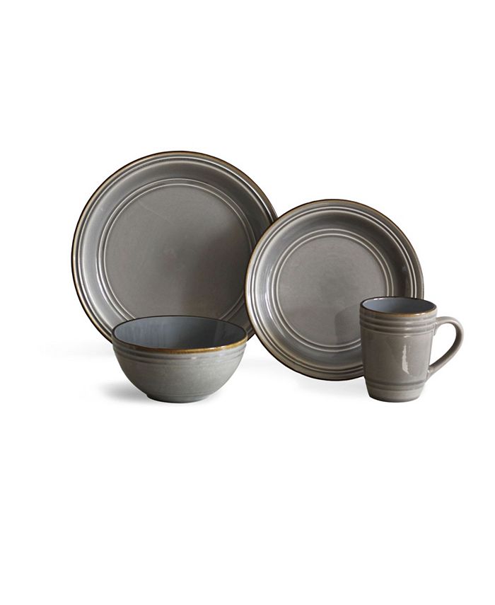 Baum Allure 16 Piece Dinnerware Set, Service for 4 - Macy's