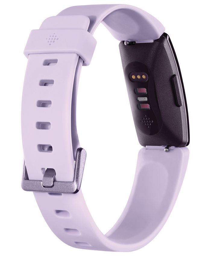 Fitbit Inspire HR Lilac Strap Activity Tracker 16.4mm - Macy's