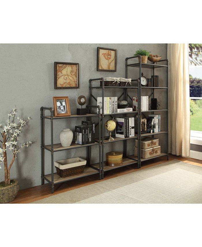 Acme Furniture Itzel Bookshelf with 3-Shelves - Macy's