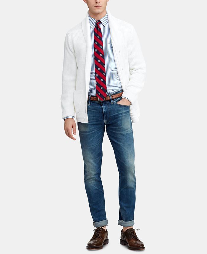 Polo Ralph Lauren Men's Shawl-Collar Cotton Cardigan - Macy's