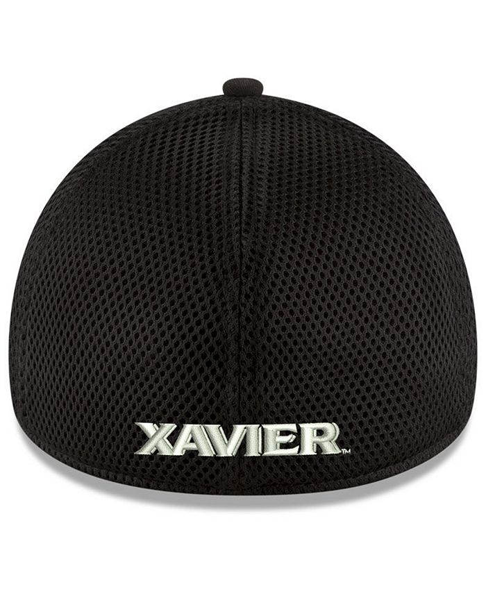 New Era Xavier Musketeers Black White Neo 39THIRTY Stretch Fitted Cap ...