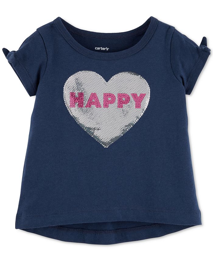 Carter's Toddler Girls Graphic-Print Cotton T-Shirt - Macy's