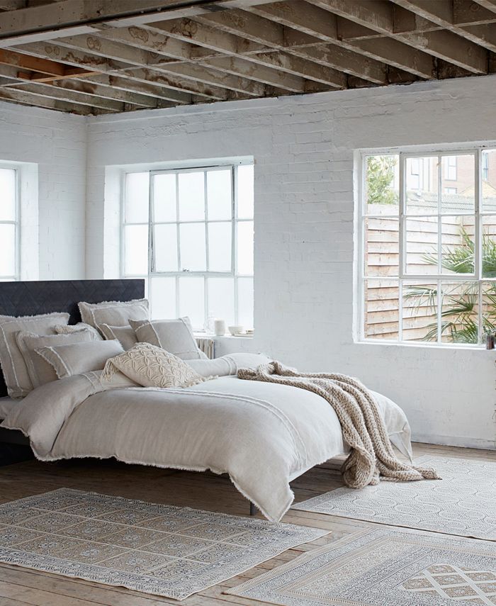 French Connection Bryn Stonewash Printed Cotton 30" x 50" Accent Rug ...