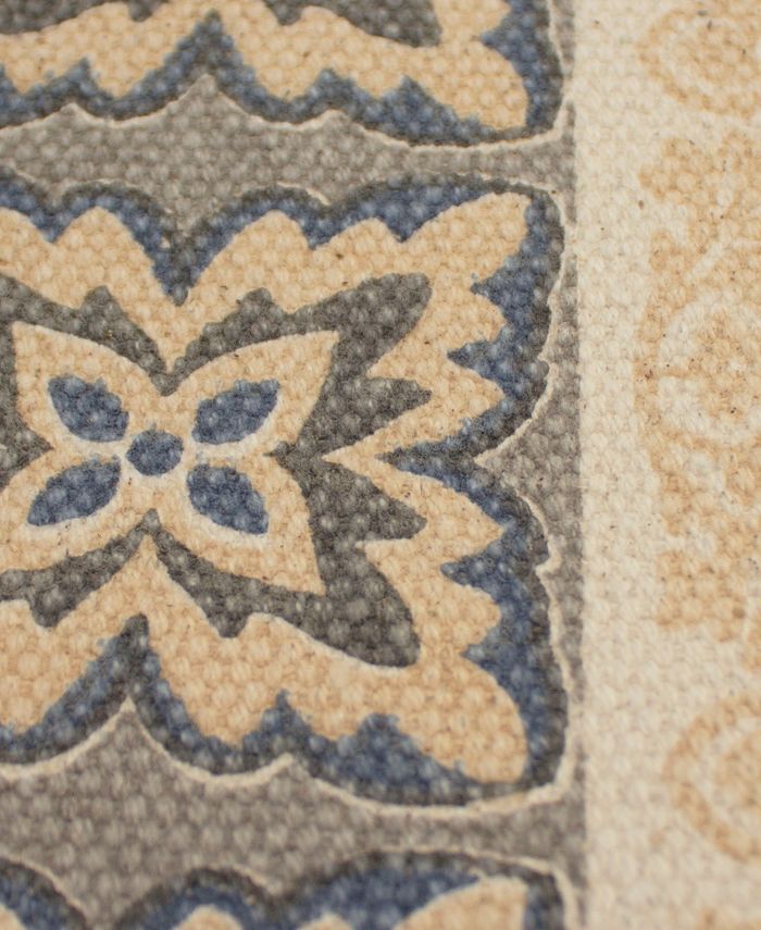 French Connection Tabitha Boho Cotton 24" x 60" Accent Rug - Macy's