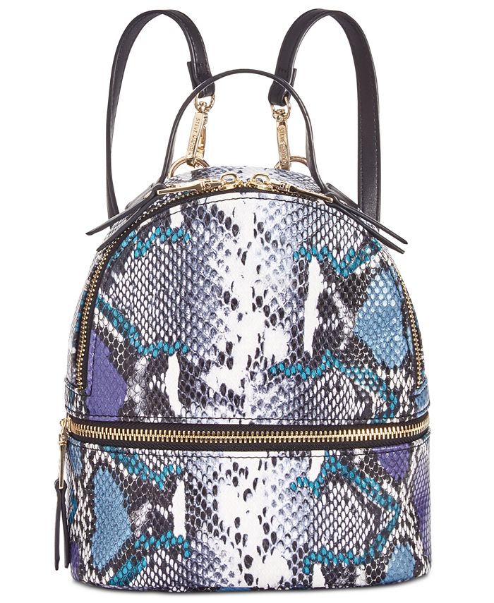 Steve Madden Karter Mini Python-Print Backpack - Macy's