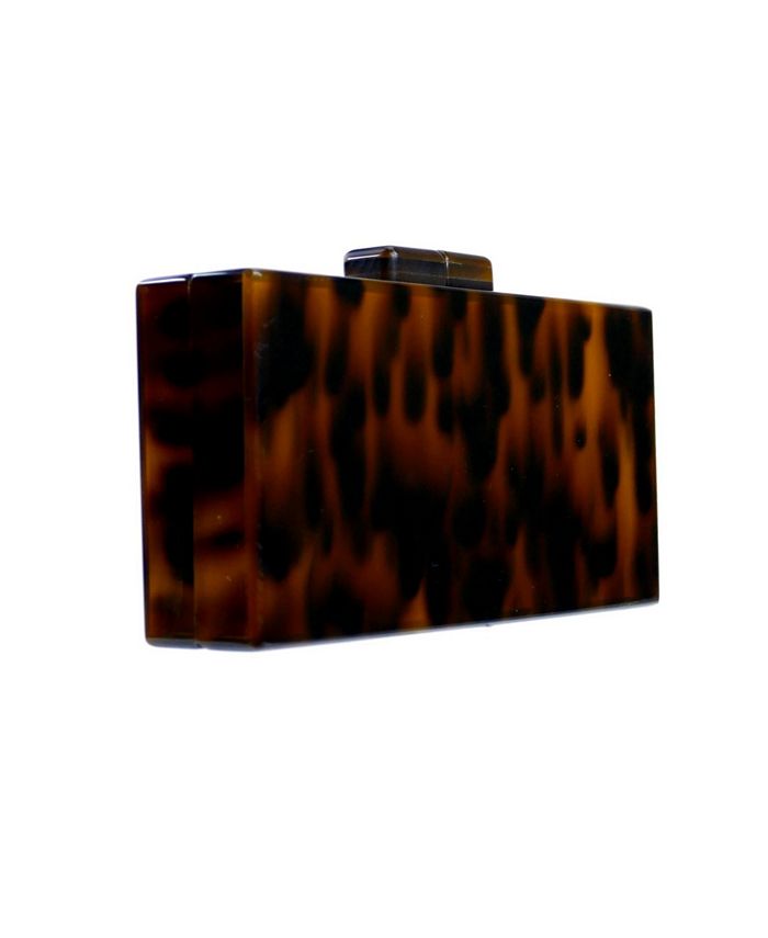 Milanblocks Tortoise Acrylic Clutch Bag by The Workshop at Macy's - Macy's