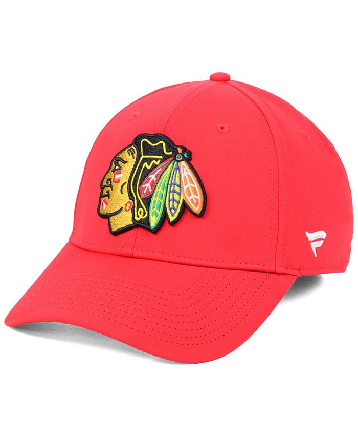 Authentic NHL Headwear Chicago Blackhawks Basic Flex Stretch Fitted Cap ...